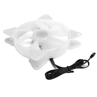 Round Frame Computer Case Cooler Fan PC Ventilator RGB MultiColor CPU ...