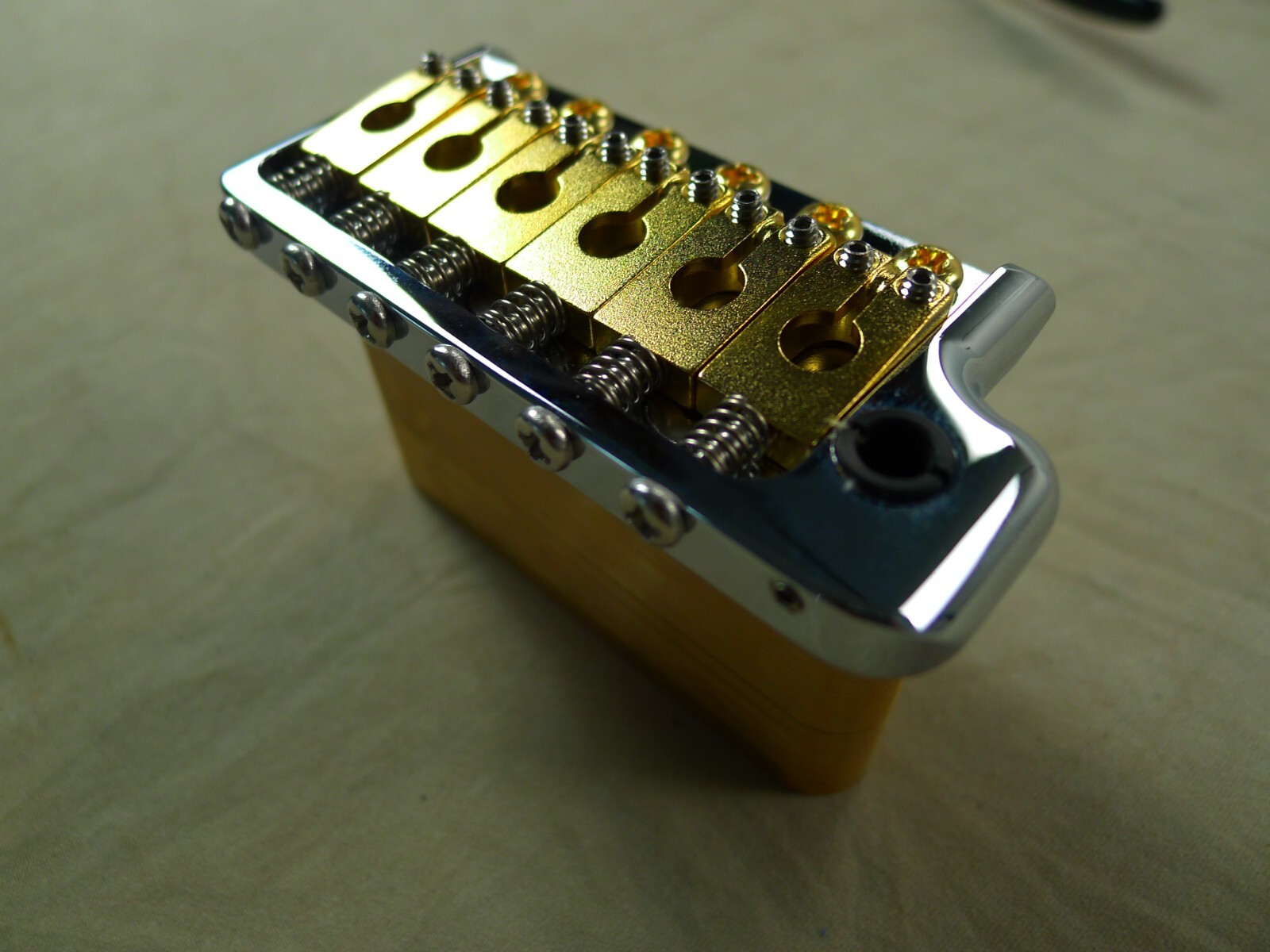 Brass PRS Style Tremolo Bridge Complete Install Kit F PRS Custom CE ...