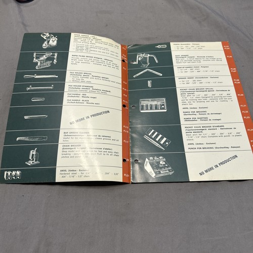 EFCO CHAINSAW ACCESSORIES/ SPARE PARTS LIST/CATALOG 13TH EDITION | eBay