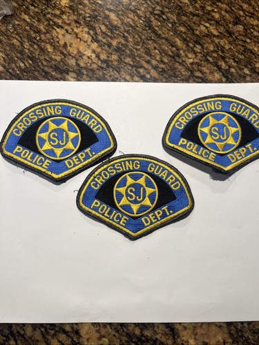 SAN JOSE CALIFORNIA Crossing Guard Police Patch 3 Vintage OBSOLETE ...