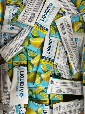 SUGAR FREE LEMON LIME Liquid I.V. Hydration Multiplier 30 Pack 4/2027 ...