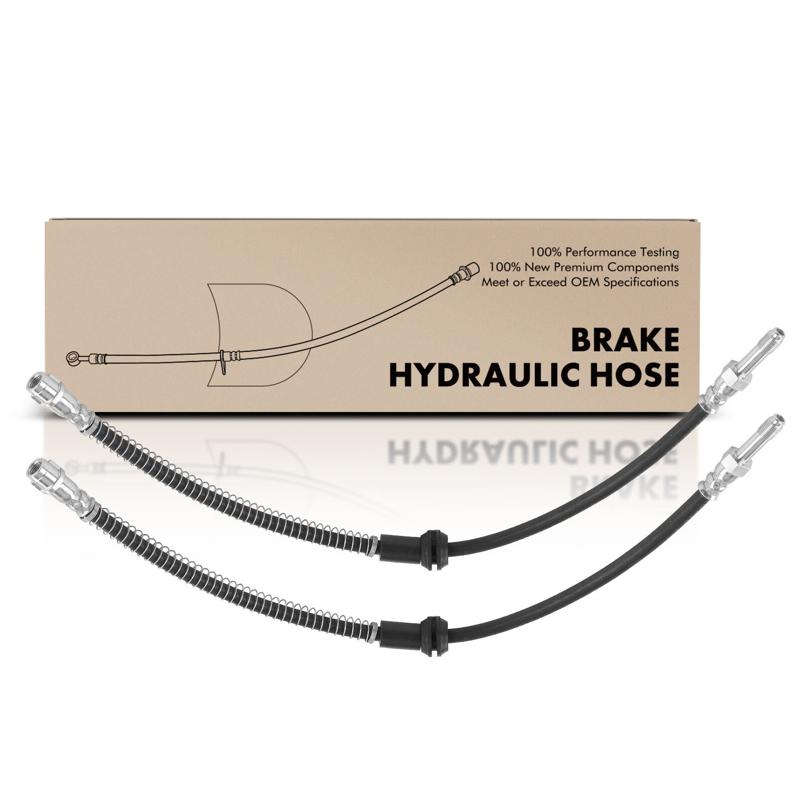 2x Front Left & Right Brake Hydraulic Hose for Mercedes-Benz W212 E250 ...