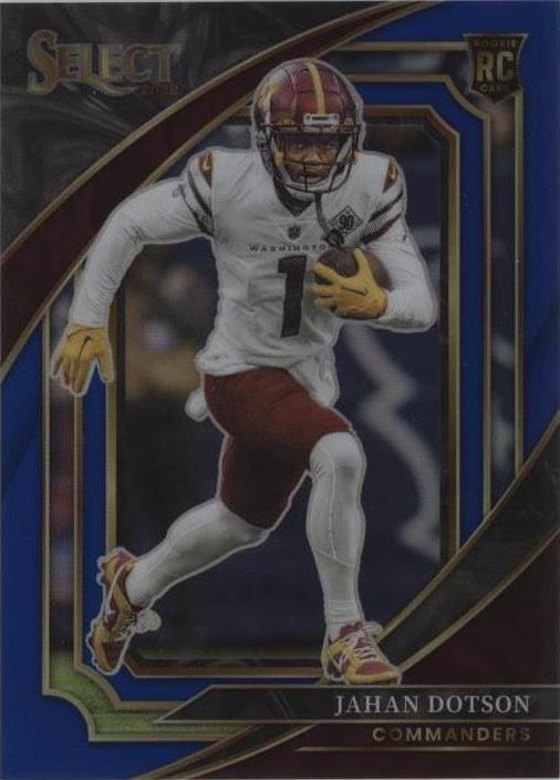 2022 Panini Select - Suite Level Jahan Dotson #311 Blue Prizm /99 (RC ...
