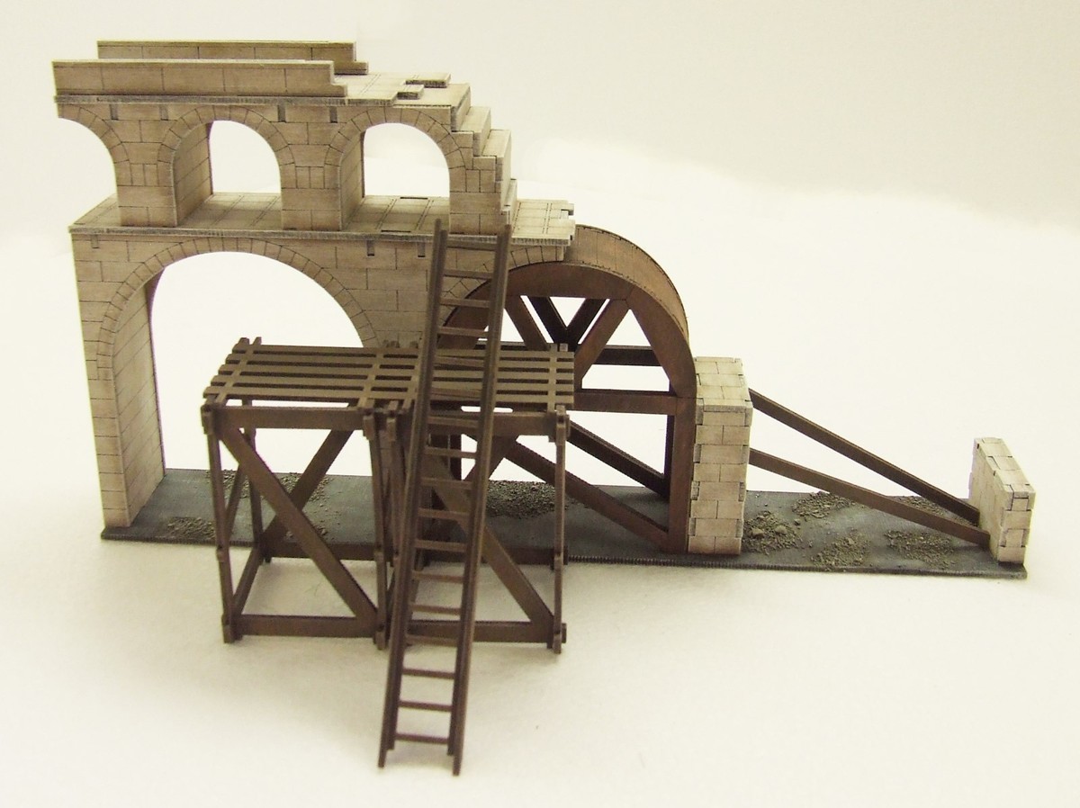 Roman Aqueducts Model Pont Du Gard (Roman Aqueduct) UNESCO World