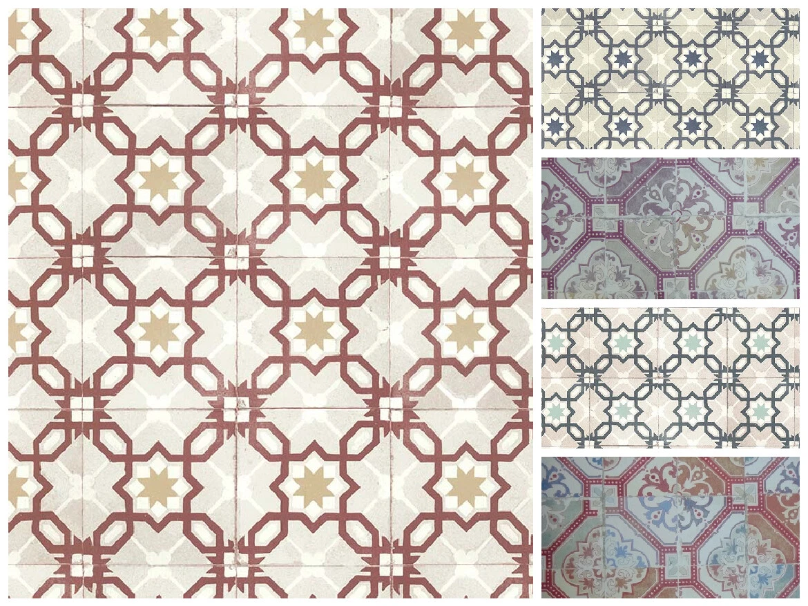 Victorian Wallpaper Pattern Tile