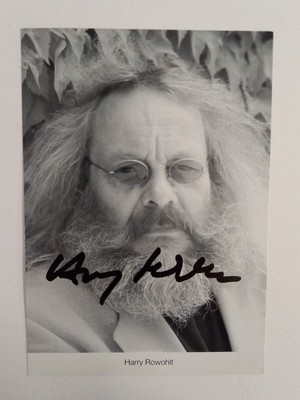 Harry Rowohlt - als Penner Harry in Lindenstraße - original Autogramm ...