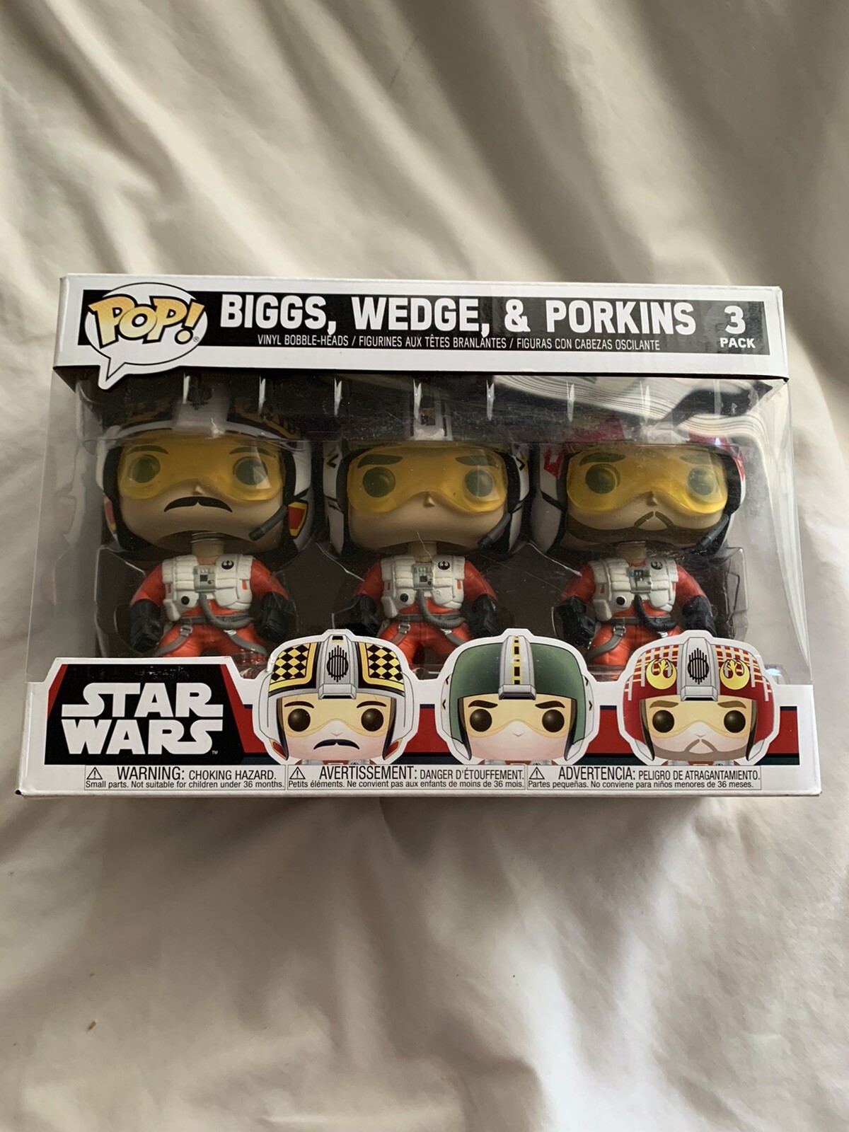 Biggs, Wedge & Porkins Starwars 3pack | eBay Australia