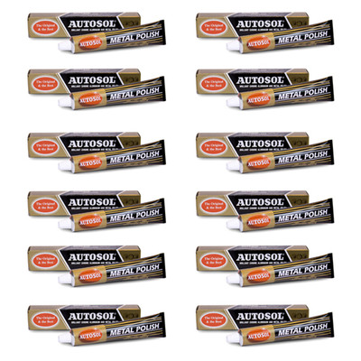 12 x Autosol Solvol Chrome Metal Aluminium Cleaner & Polish The ...