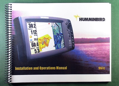 Humminbird 967C Instruction Manual: Full Color with Protective Covers ...