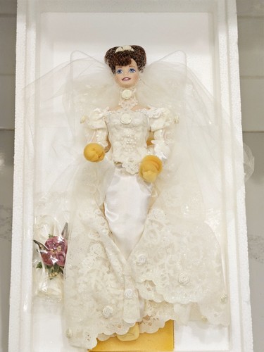 Limited Edition Romantic Rose Bride Barbie Doll with COA - Wedding ...
