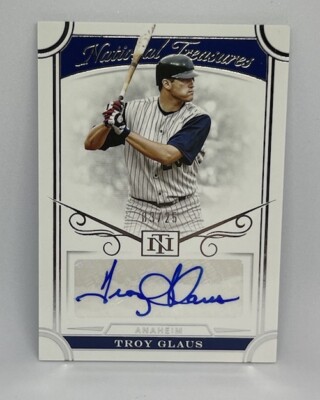 2021 National Treasures Troy Glaus Signatures Auto Autograph / 25 ...