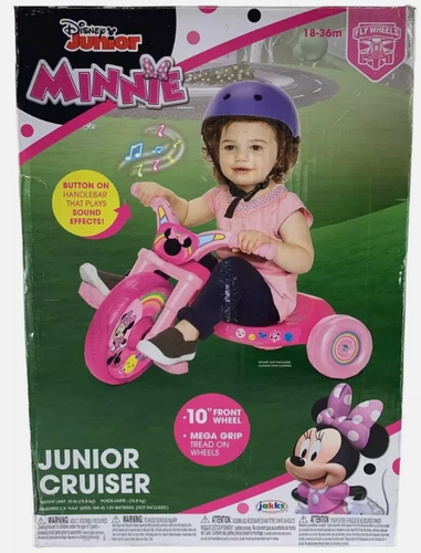 Fly Wheels 10" Minnie Mouse Junior Cruiser - Kids' Ride-On Bike | eBay