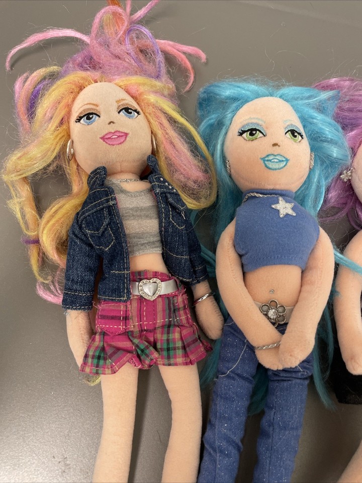 Lot Of 5 Ty Girlz Dolls Soft Plush 13in Trish Carla Candy Patti | eBay