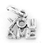 Sterling Silver You & Me Love Charm or Pendant | eBay