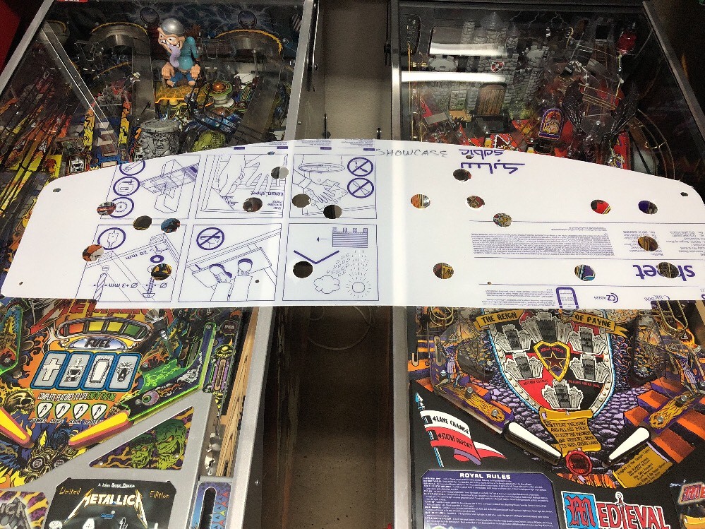 Atari Gauntlet Dark Legends Showcase Arcade Drilled Lexan Control Panel ...