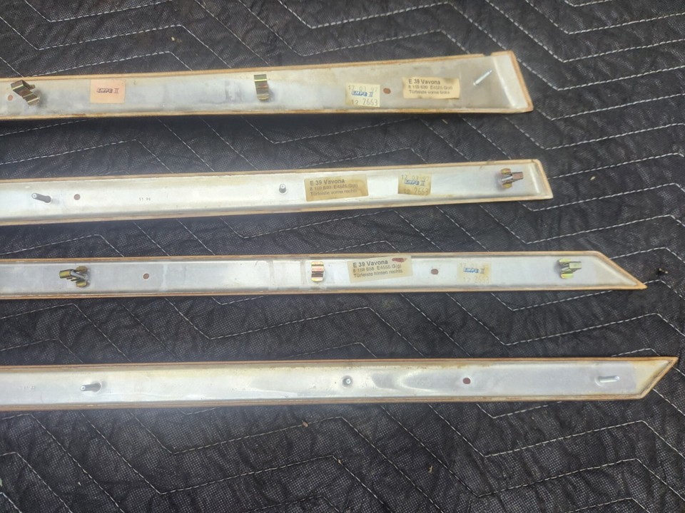 BMW E39 540I M5 525I 528I 530I Interior Door Wood Trim Set OEM 7 Parts ...