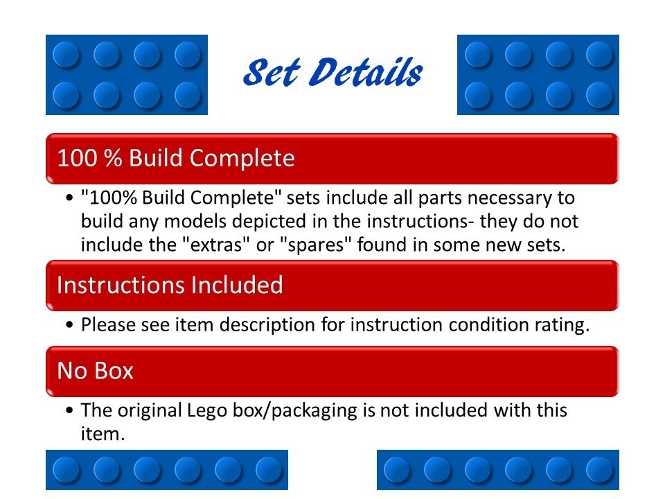 Lego 70802 - Bad Cop's Pursuit - 2014 - 100% Build Complete | eBay