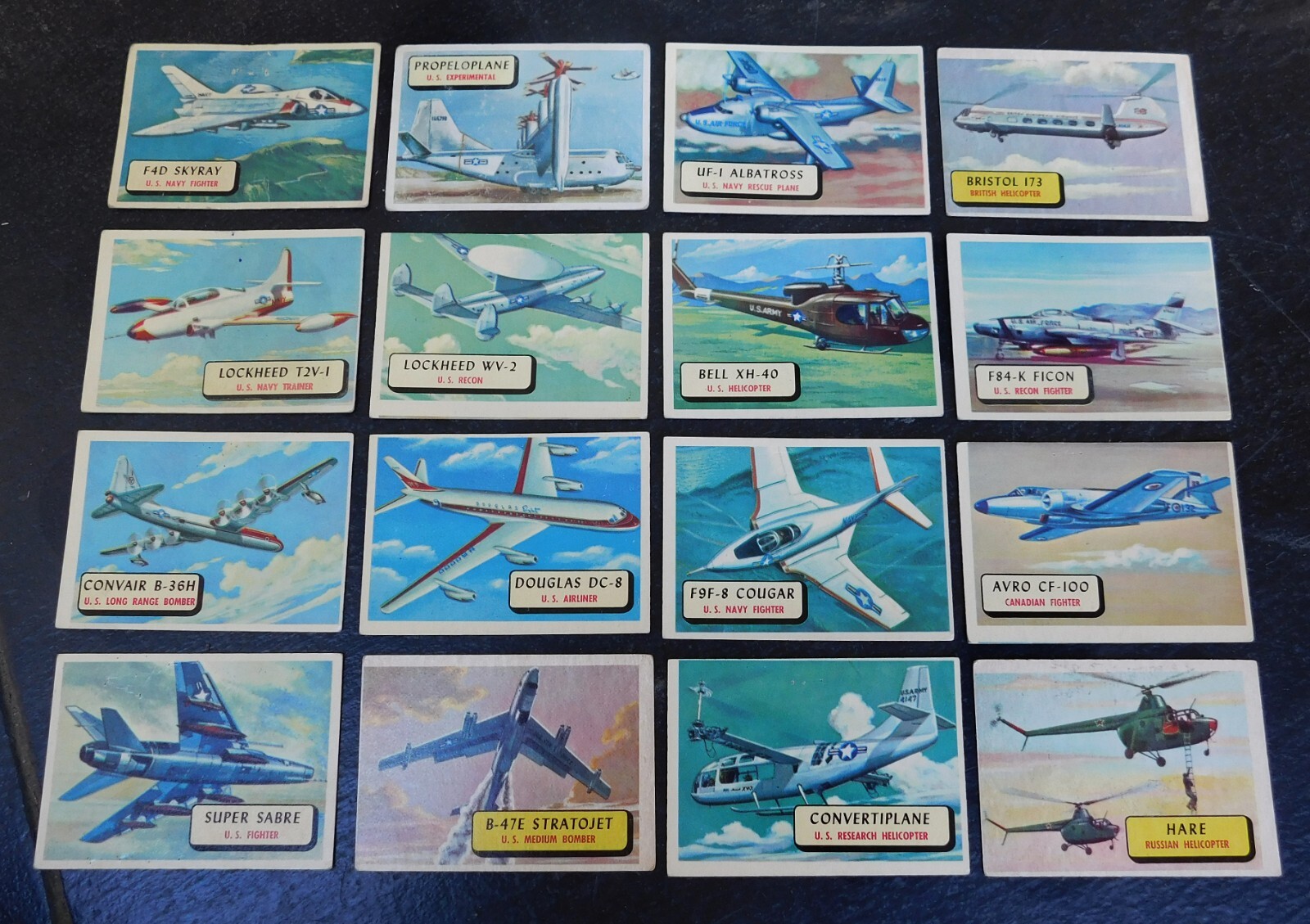 1957 Topps Planes of the World Red & Blue backs -Pick-A-Card- | eBay