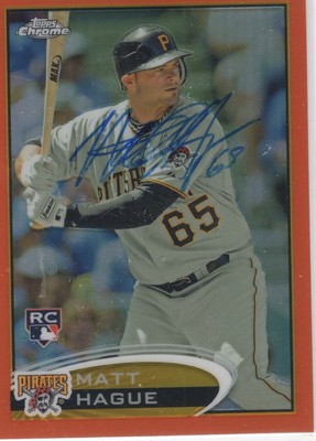 2012 Bowman Chrome Matt Hague In Person Auto | eBay
