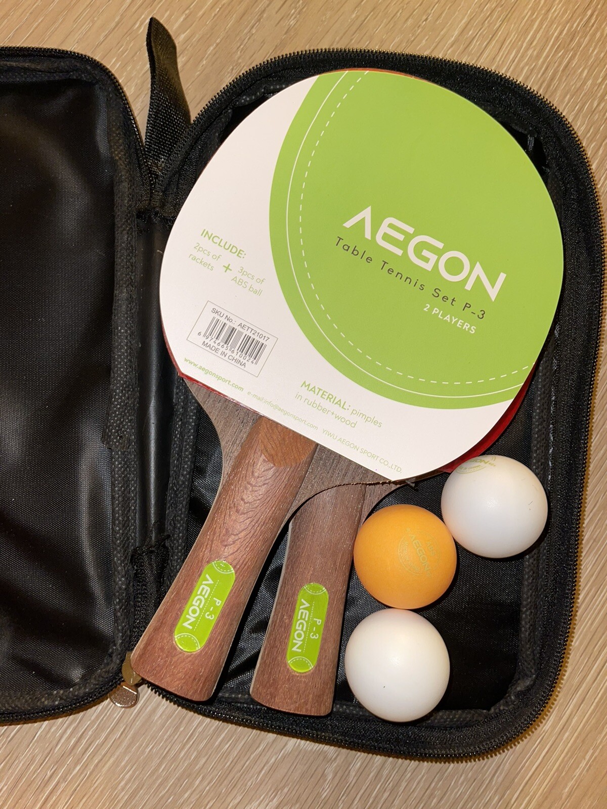 Aegon Table Tennis Bat Sets | eBay