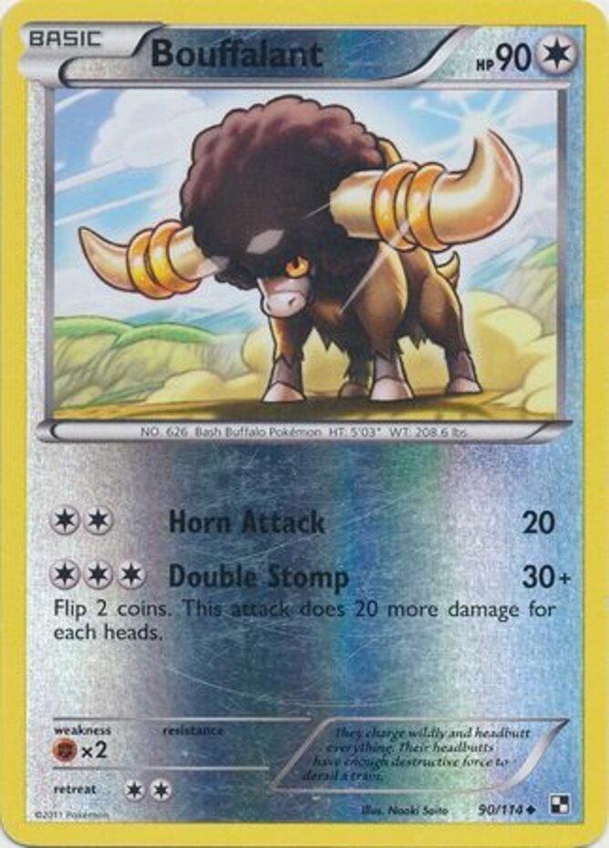 Bouffalant (Uncommon)[BLW]: Buy and Sell Prices & Values - Pokécazilla