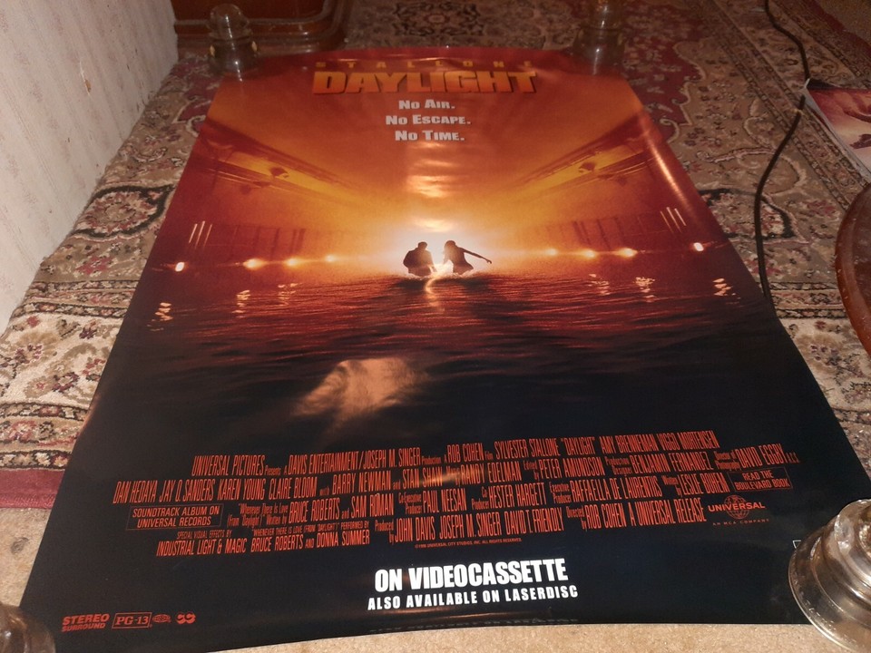 DAYLIGHT MOVIE POSTER. SYLVESTER STALLONE. 1996 original | eBay
