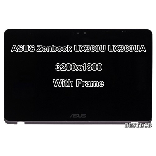 13.3" LCD Screen Touch Digitizer Frame Assembly For Asus Zenbook UX360U ...