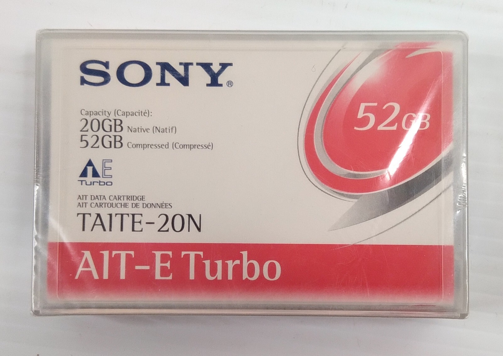 4 x Sony TAITE-20N AIT-E Turbo 20/52GB Data Tape Cartridge NEW & SEALED ...