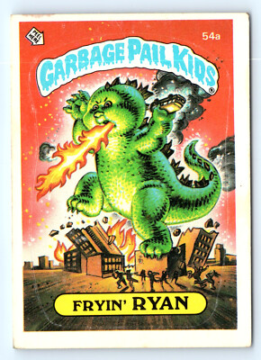 Fryin Ryan 54a garbage Pail kids Sticker Die Cut 1985 | eBay
