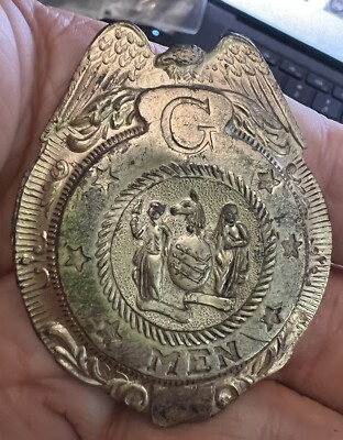 1932 - 43 MELVIN PURVIS FBI G-MEN CAST METAL TOY BADGE | eBay