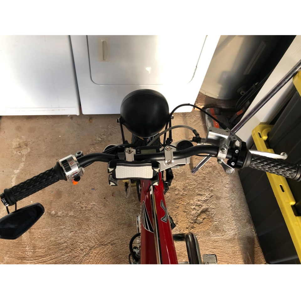 7/8" 22mm Black Handle Bars Motorcycle Handlebar For Kawasaki KL KLR ...