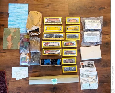 Life-Like Overland Frieght Electric HO-scale train set completly new in ...