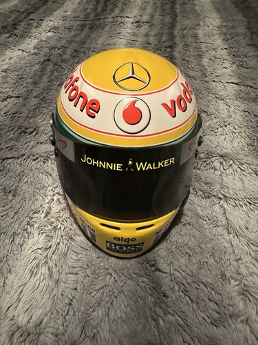1/2 Scale F1 Lewis Hamilton McLaren Helmet Silverstone 2011 Ltd 500 Pcs ...