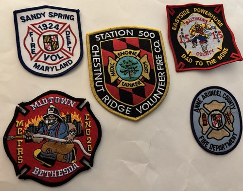 5 Maryland Fire Department Patches | eBay
