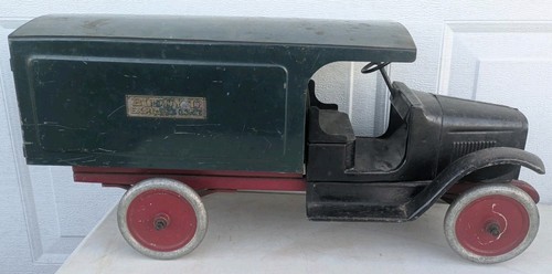 Antique Buddy L Express Line Delivery Truck | eBay