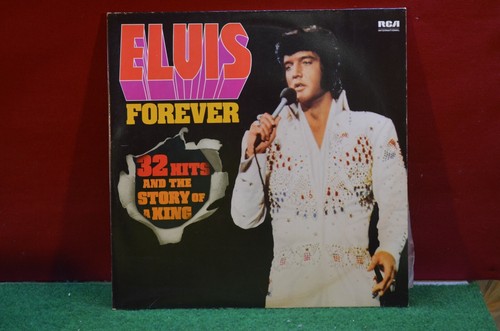 ANCIEN DISQUE VINYLE 33 T ELVIS PRESLEY FOREVER 32 HITS AND THE STORY ...