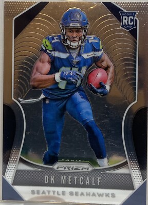 2019 DK Metcalf Rookie Panini Prizm Football Card #343 WR Seattle ...