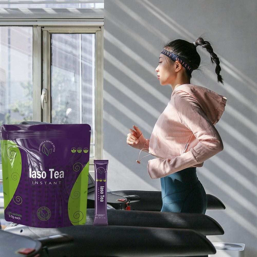 TBM instant IASO TEA- 2bags of 50 sachets Detox for weight loss EXP:12 ...