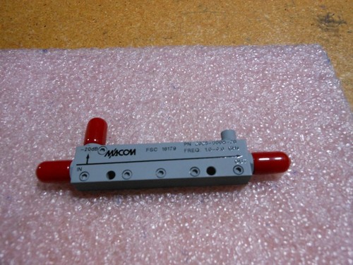 M/A COM BI DIRECTIONAL COUPLER PART # 2025-6008-20 NSN: 5985-01-274 ...