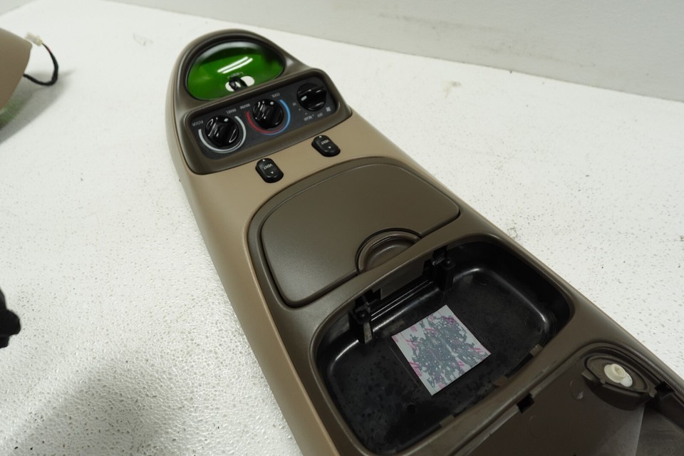 2002-2005 OEM Ford Excursion Overhead Center Console Tan Bezel Trim ...
