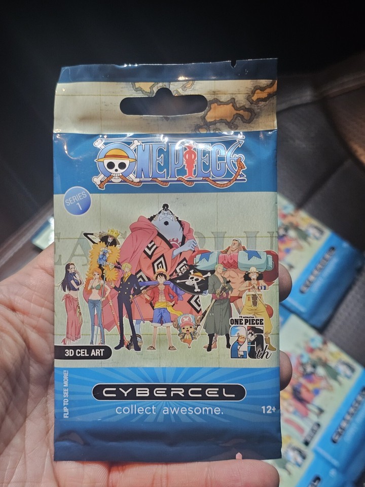 New Sealed! CyberCel -Series 1 - One Piece - 3 Foils! 5 Pack Lot! FREE ...