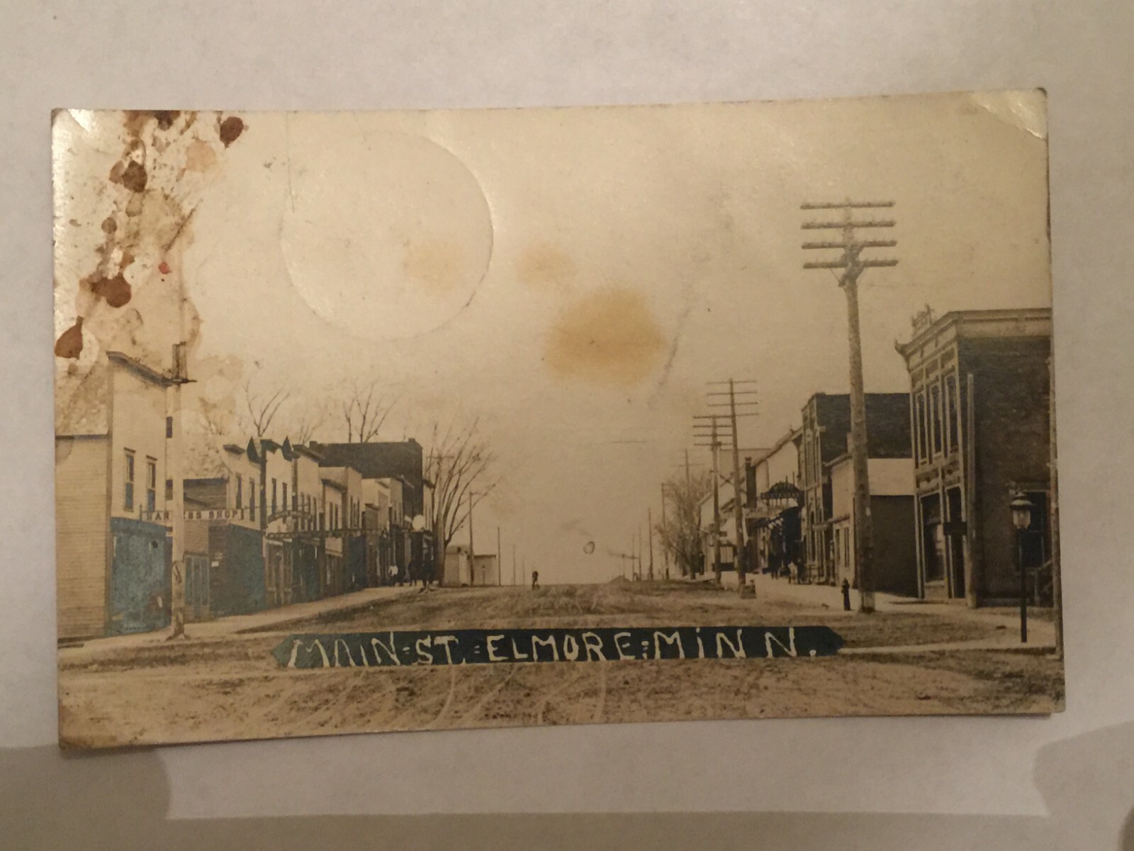1911 Main Street Elmore Minnesota Real Photo Postcard | eBay
