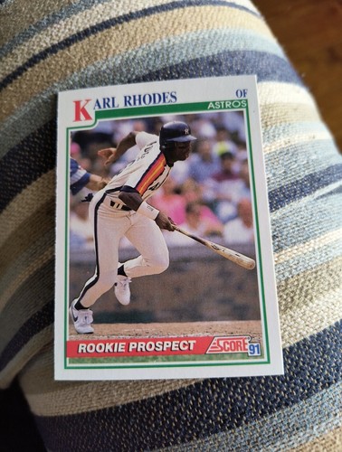 KARL RHODES 1991 SCORE ROOKIE PROSPECT #365 FREE SHIPPING | eBay
