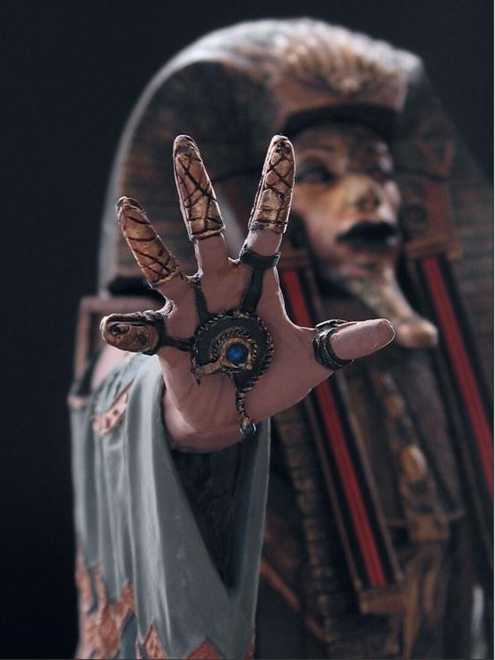 1/6 GK Figure Resin White Unpainted Model Stargate Ra Pharaoh | eBay