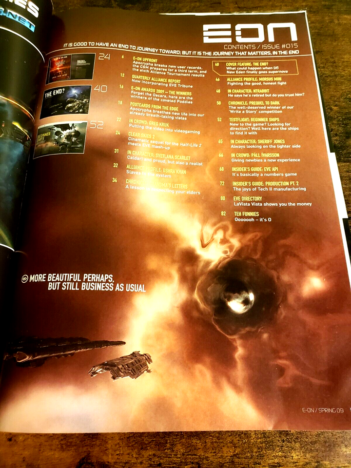 E-ON The Official EVE Online Magazine Issue #015 Gaming MMORPG CCP Games Sci-Fi | eBay