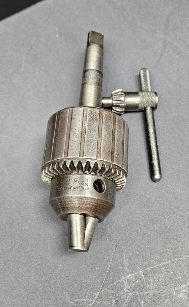 Jacobs 14N Ball Bearing Drill Chuck & 2MT Arbor ½" Cap. Machinist Super ...