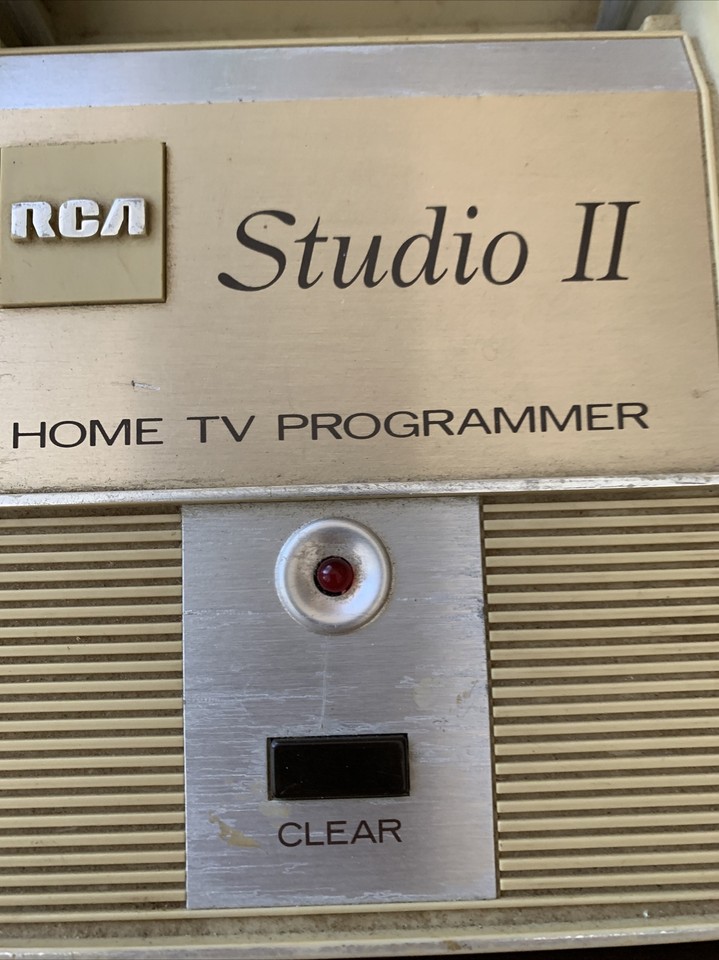 Rare 1970s RCA Studio II HOME TV PROGRAMER 18v100 | eBay