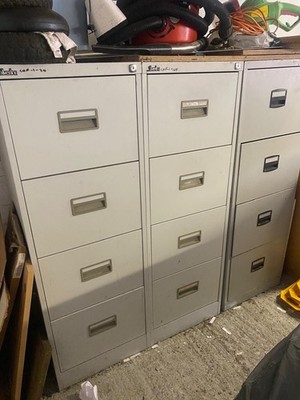Silverline 4 Drawer Filing Cabinet, Office, Home Office, Garage | eBay UK