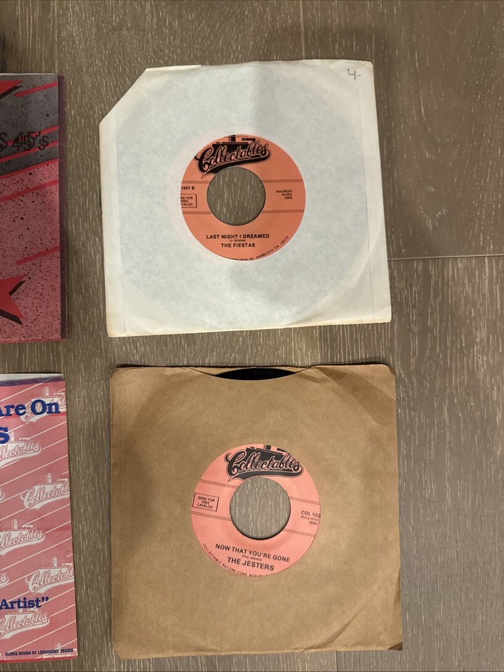 Lot Of 10 RARE Collectables Label Doo Wop R&B Soul 45 Records Cadillacs ...