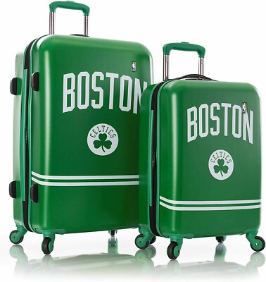 NBA Boston Celtics Adult Luggage Set Hardside Spinner Carry-on Suitcase ...